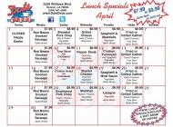 Dots Diner Daily Lunch Specials